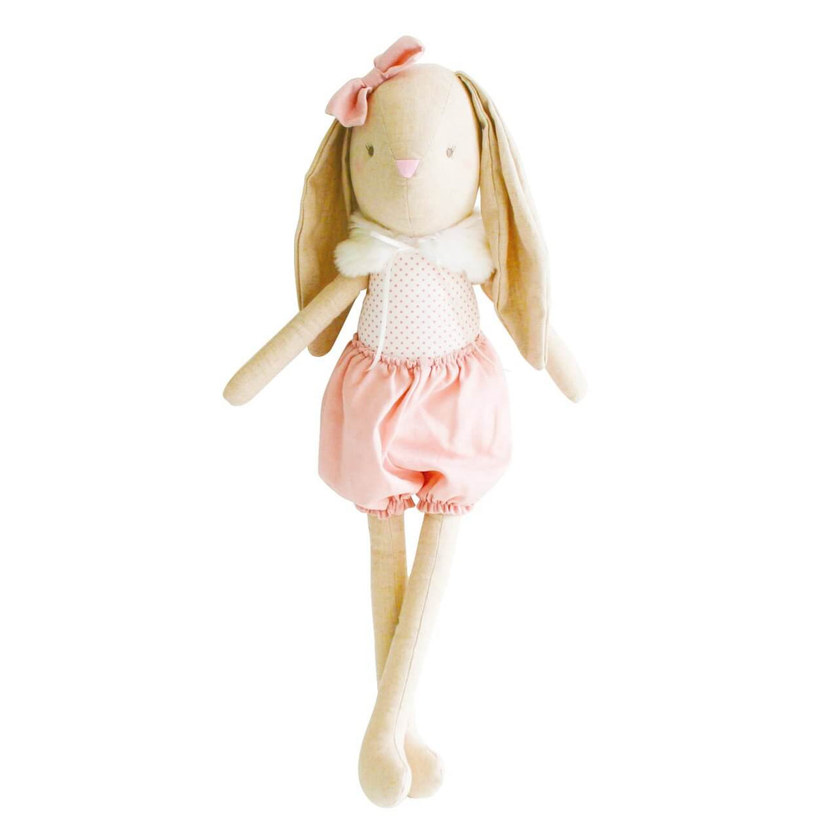 Harriet Bunny 50cm - Linen soft toy